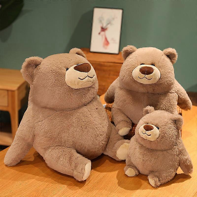 Kawaii Pp Cotton Bears Plush Toy Cartoon Bear Stuffed Grizzly Gray ...