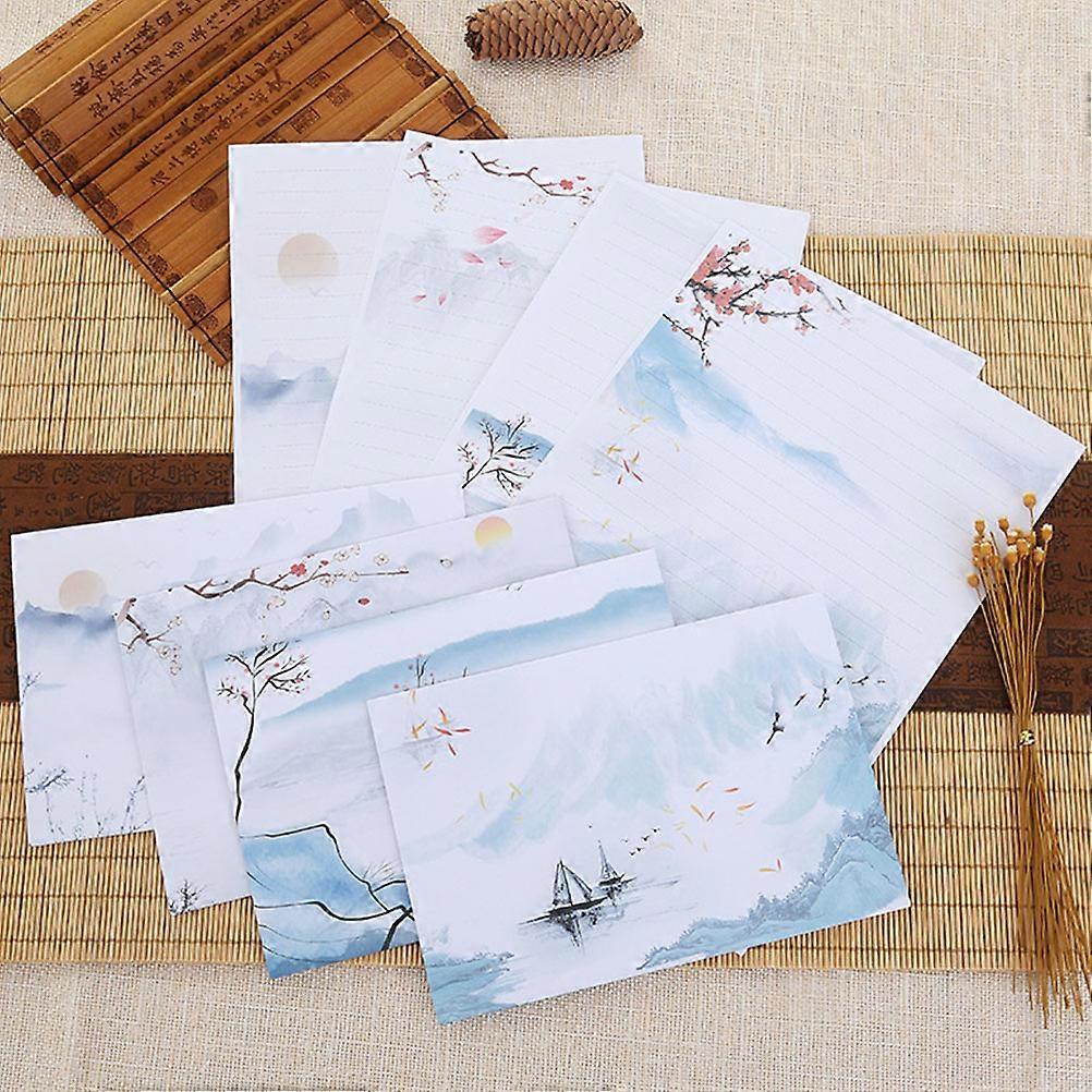 10 Sets Envelope and Stationery Letter Papers Writing Stationery ...