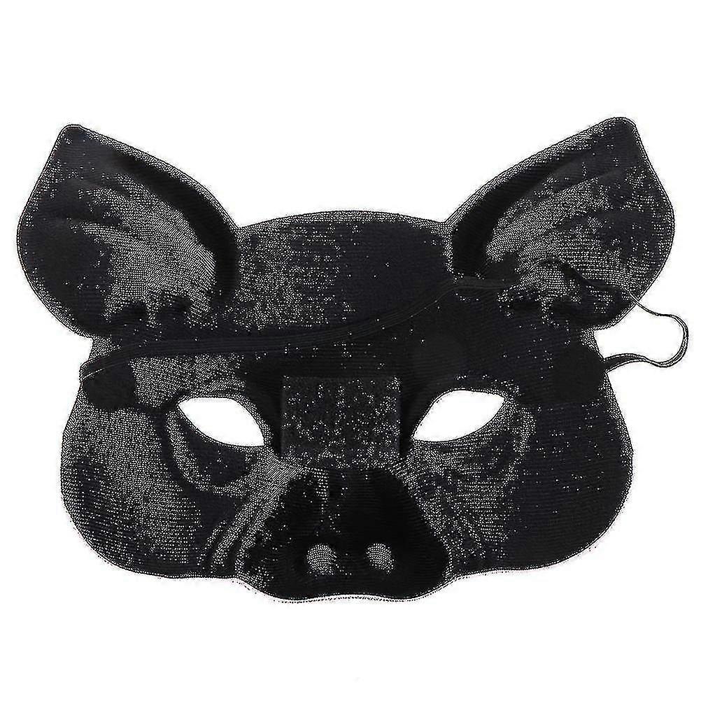 1pc Ball Mask Pig Half Face Party Mask For Halloween Festival Stage ...