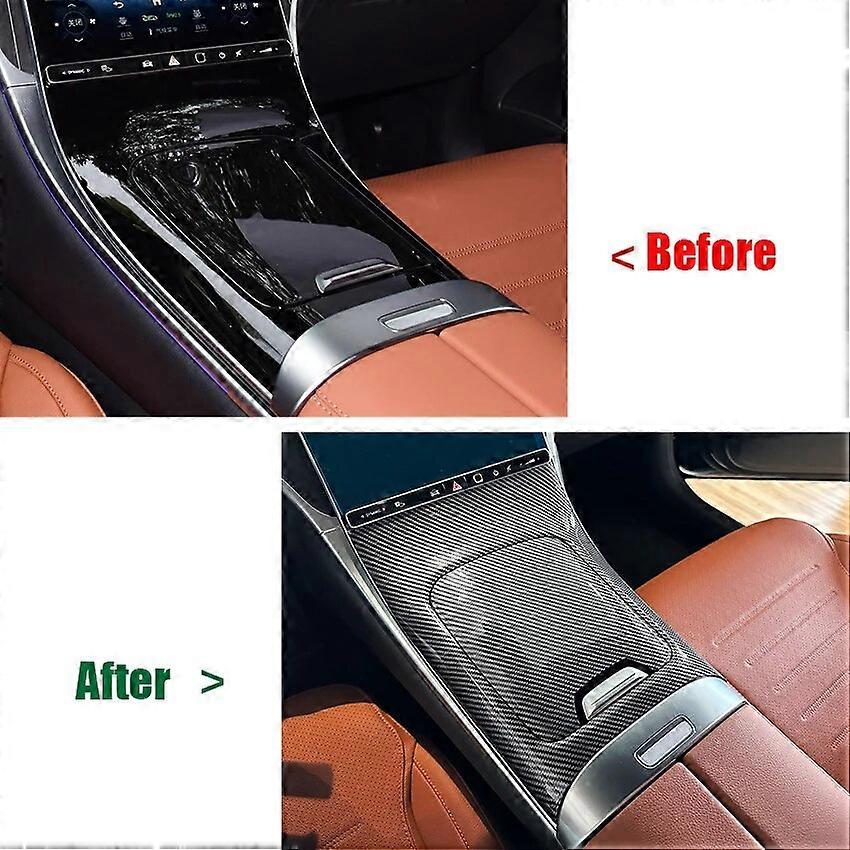 Car Center Console Panel Cover Sticker Kits Trim for Mercedes Benz GLC ...