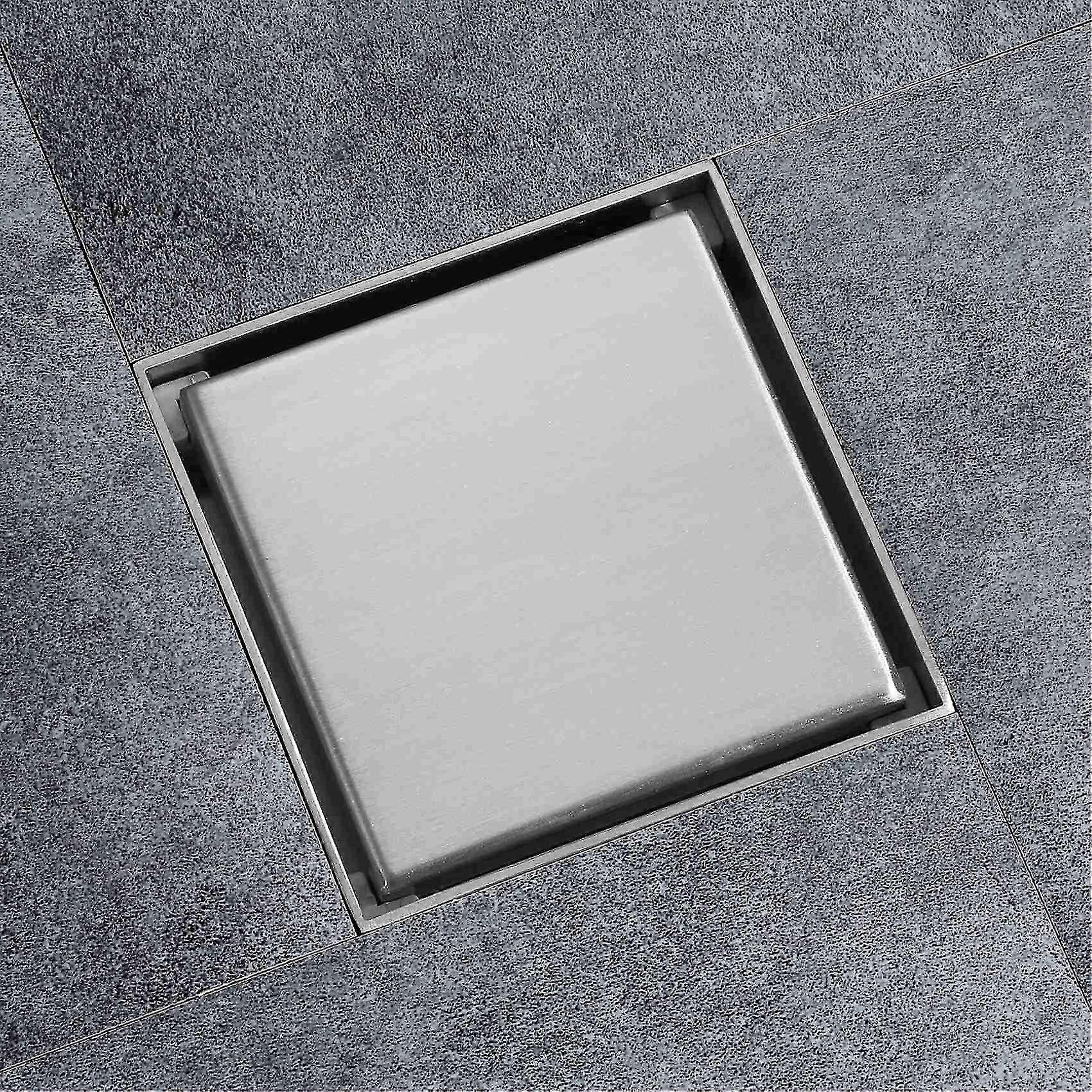 Tile Insert Square Stainless Steel Floor Drain 100x100mm Waste Grates ...