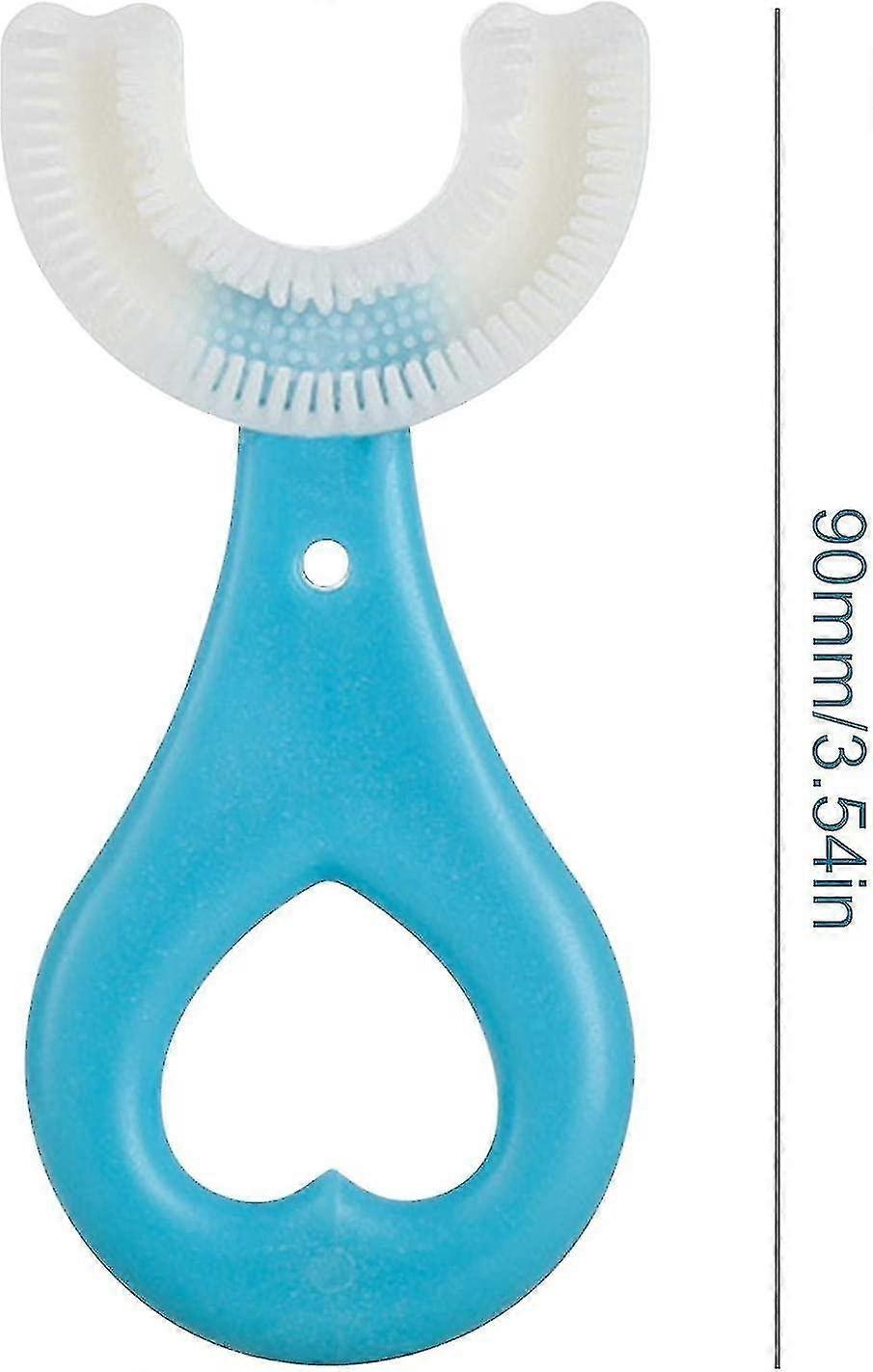 6 Pack Kid U-shaped Toothbrush, Food Grade Soft Silicone Manual ...