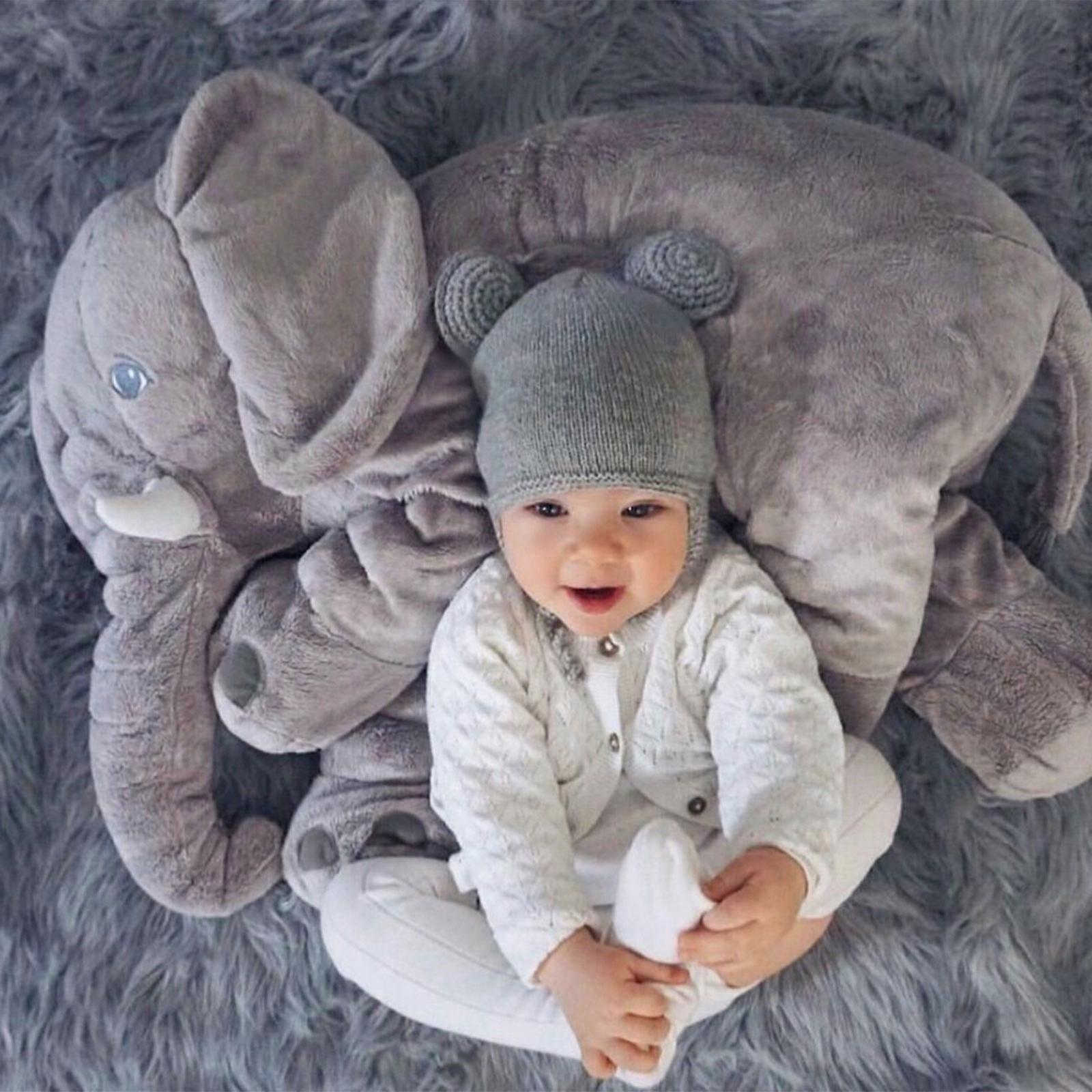 Giant Stuffed Elephant Plush Animal Toy Huge Soft Big Large Animals ...