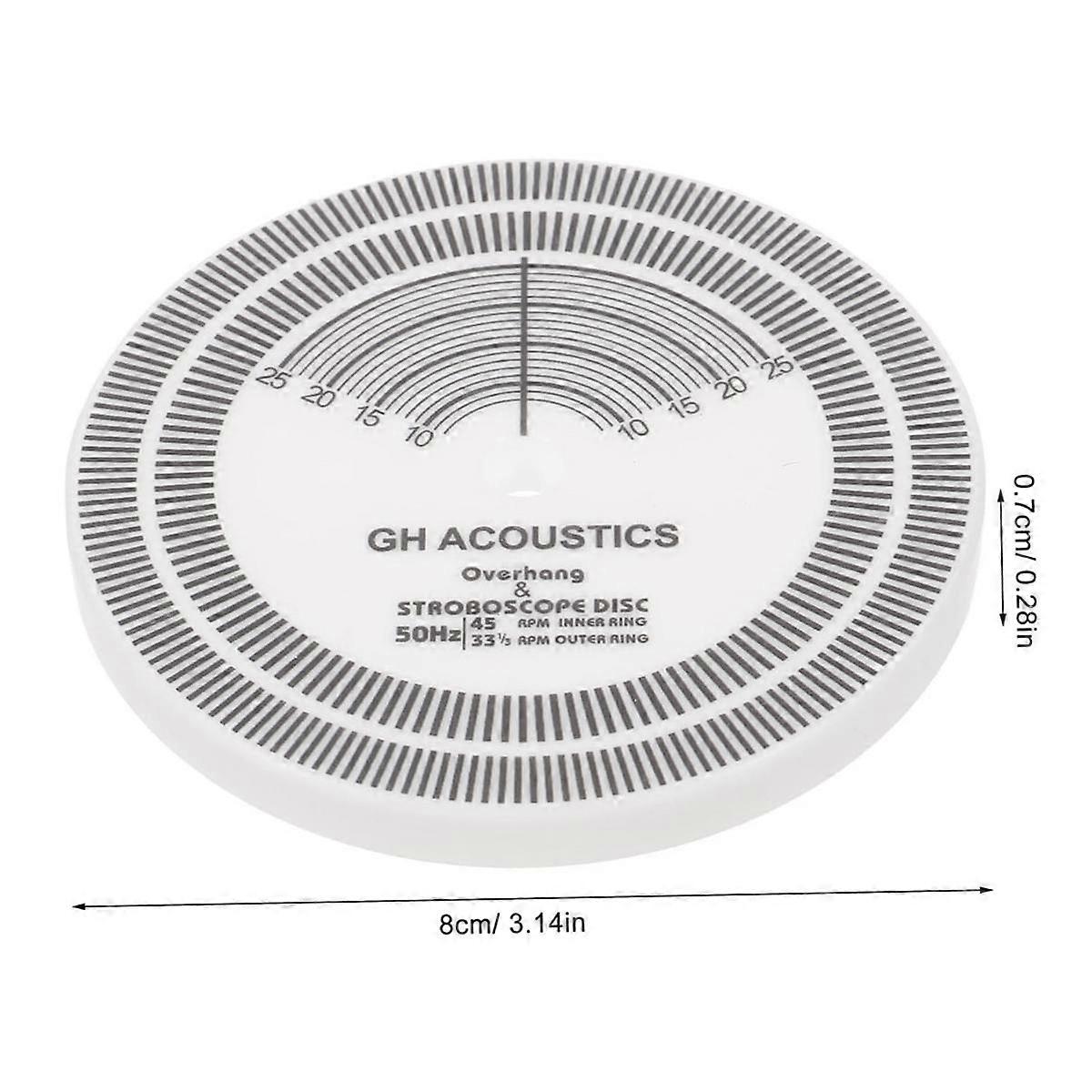 Reliable Turntables Strobe Disc Stroboscope Mat Tests Rotational Speed ...