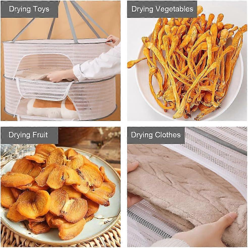 Herb Drying Rack, Drying Net Herbs, 1/2/3 Layer Hanging Mesh Net for ...