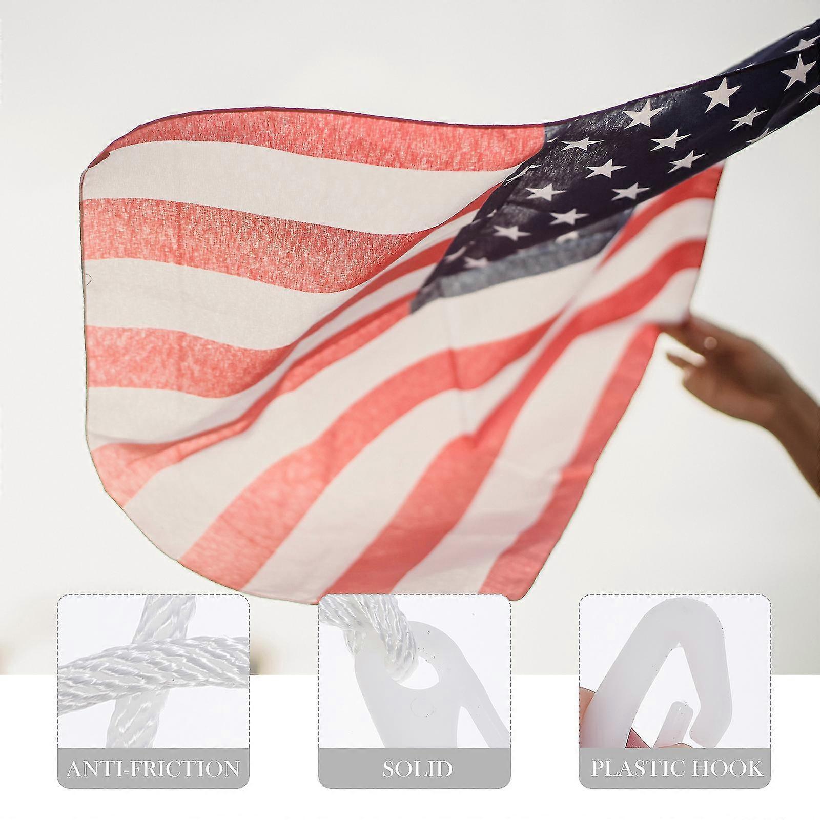 6 Mm Heavy Duty Lanyard Flag Pole Rope Flag Pole Halyard Nylon Flag ...