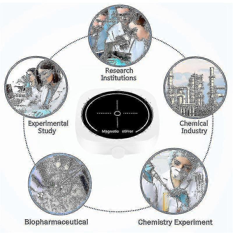 Magnetic Stirrer Mini Lab Stir Mixer Portable Stirrer Plate With Stir ...