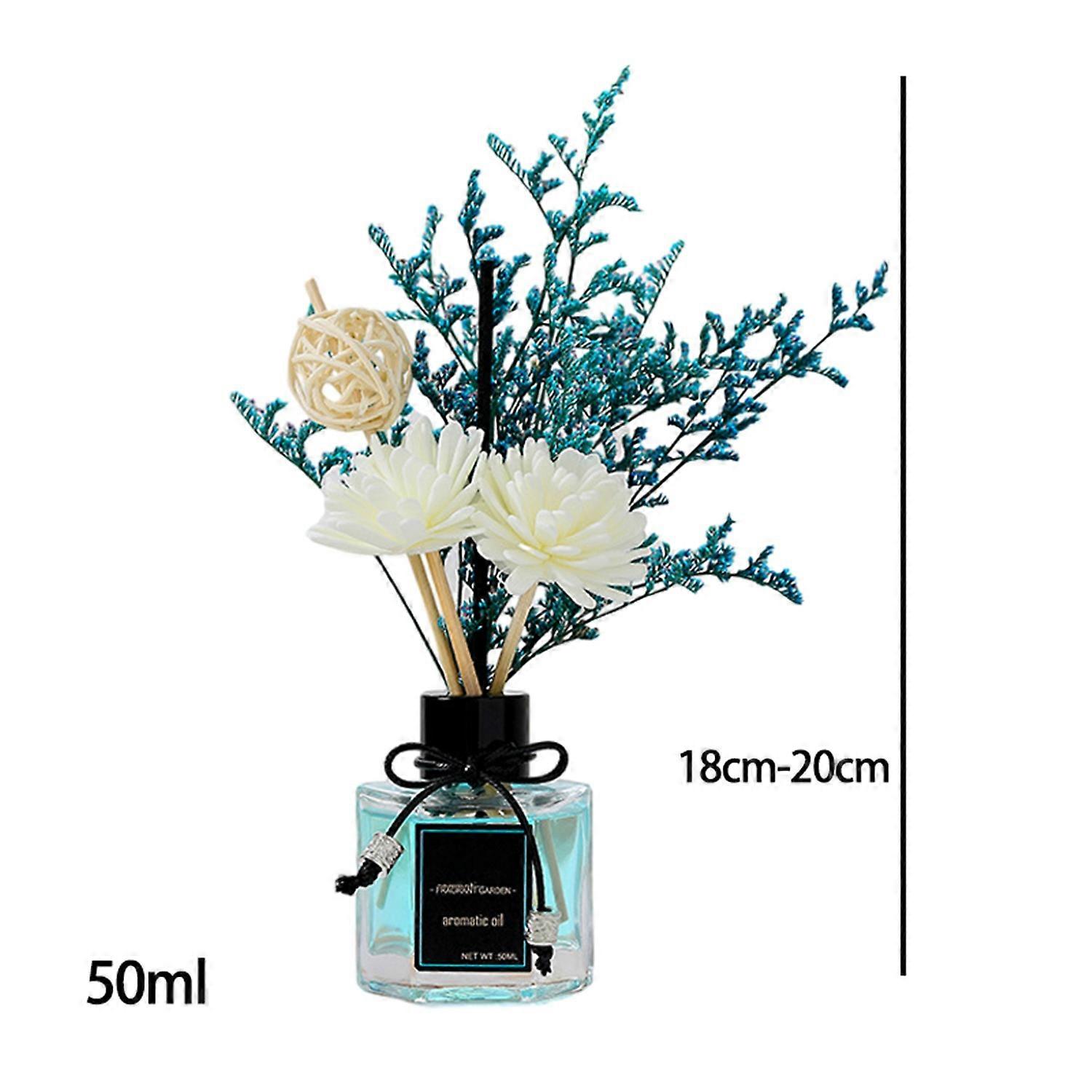 50ml Glass Diffuser Plant Rattan Deodorizing Decorative Odor Removal ...