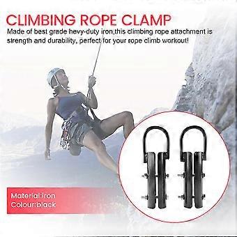 1.5 Inch Climbing Rope Clamp,2 Sets Rope Climb Clasp Workout Rig ...