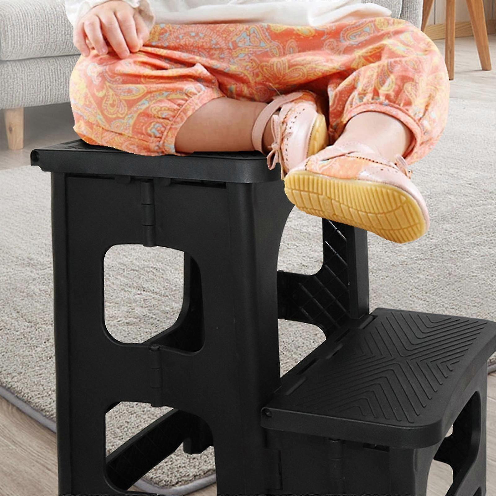 2 Step Stool Multi Purpose Compact Heavy Duty Step Stool for Home ...