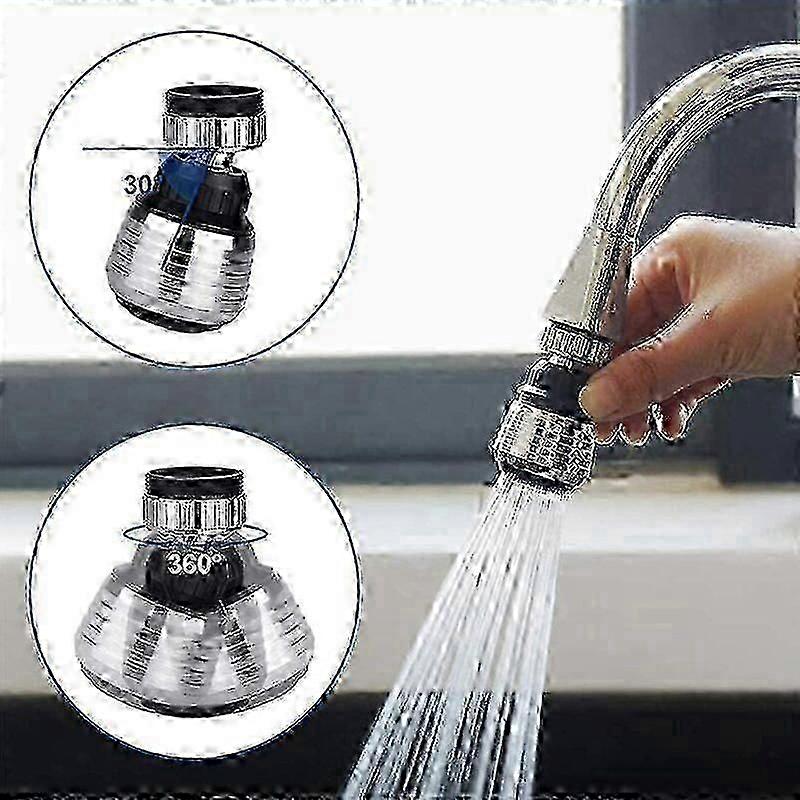 Pack of 2 Kitchen Faucet Nozzle, 360 Swivel Kitchen Faucet Head, Water ...