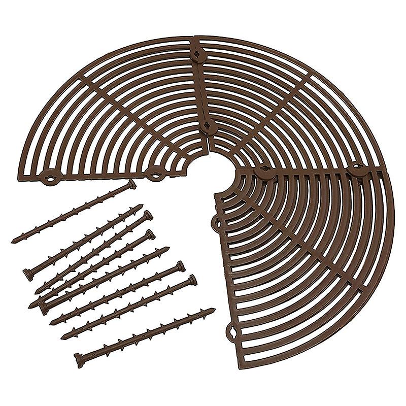 Plant Pot Soil Covers Protectors Cuttable Grid Flower Pot Cover With ...