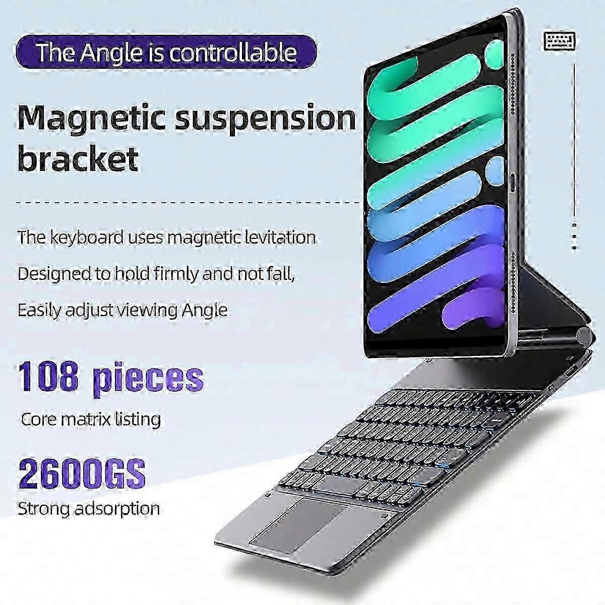 Magic Keyboard Case with Floating Cantilever Stand for iPad 11th Gen ...