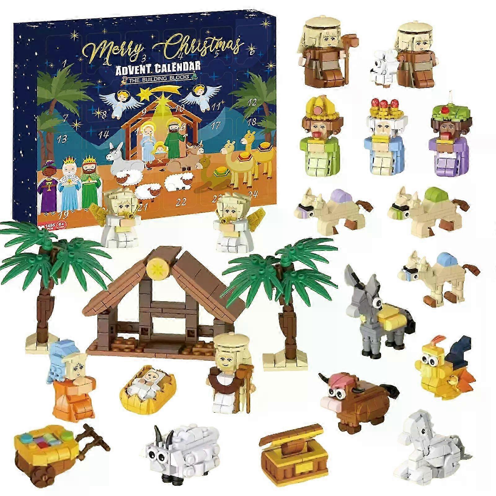 A 2026 Christmas Advent Calendar Gift Box with a Christmas Tree Train ...