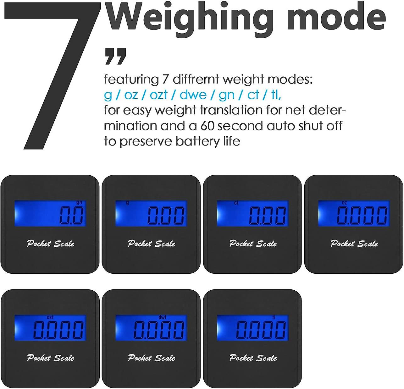 Digital Pocket Scale, 200 X 0.01g, Pocket Scale Fine Balance Digital ...