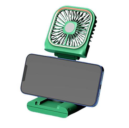 Hands-free hanging usb rechargeable dual cooling fan mini air cooler ...