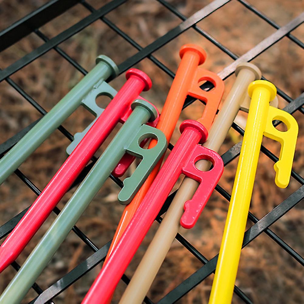 Colorful Camping Tent Stakes with Hook and Hole Design Easy to Install ...