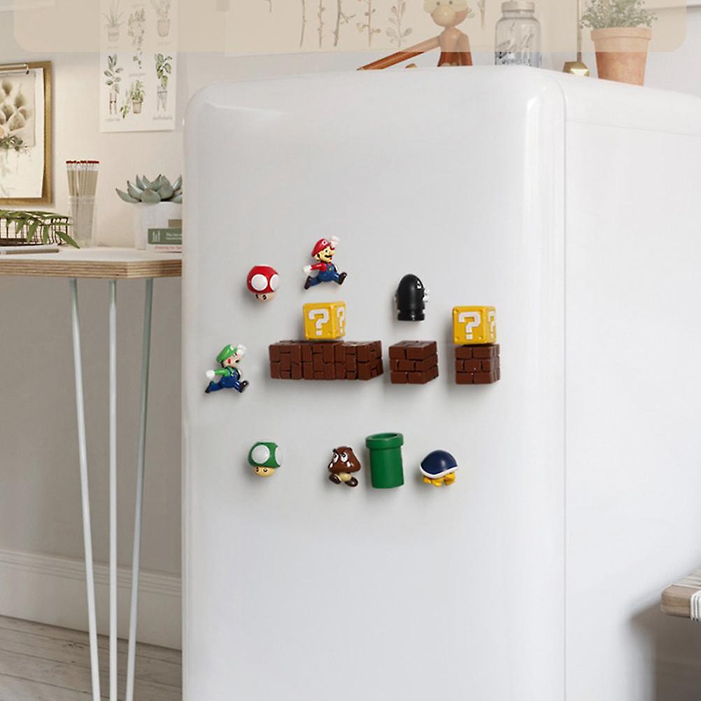 3D Refrigerator Magnet Sticker Non-Slip Refrigerator Magnets Set ...