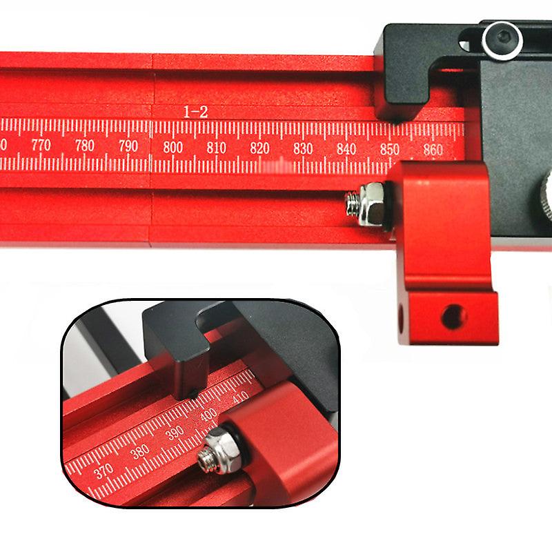 Track Saw Square Guide Rail Clamp W/ 1200mm Parallel Guide System ...