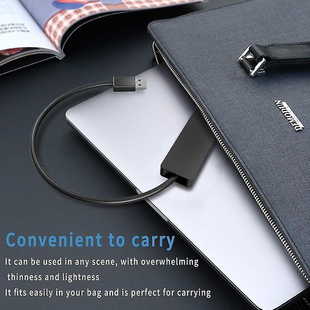 USB Hub, 4 Port USB 3.0 Hub, Ultra Slim Extra Lightweight USB Adapter ...