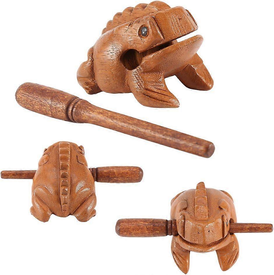 Wood Frog Guiro Rasp, Thailand Traditional Craft Wooden Musical ...