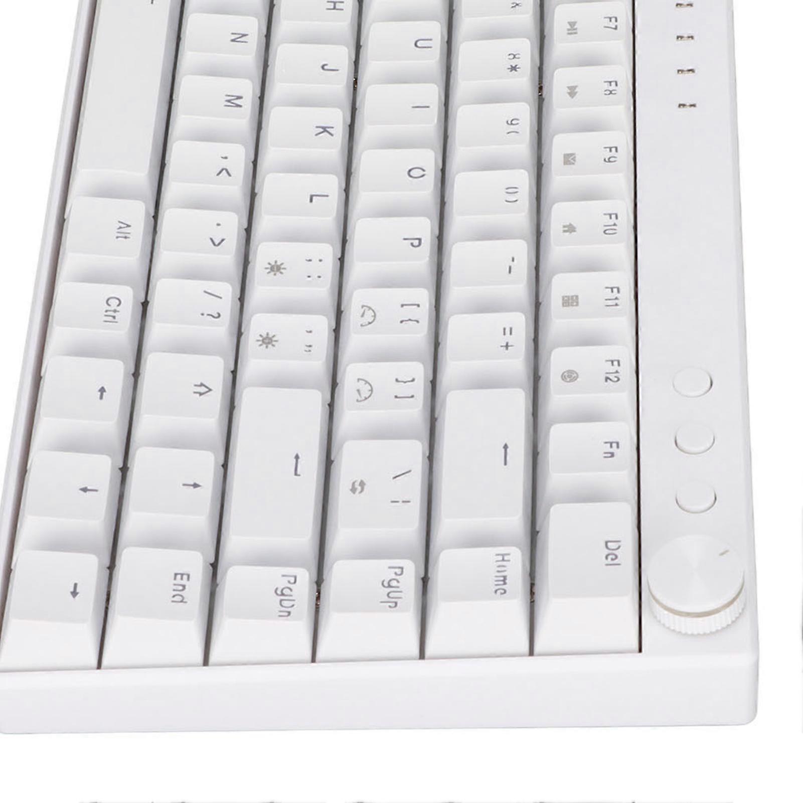 Three Mode Mechanical Keyboard 82 Keys RGB Dynamic Backlight N Key ...