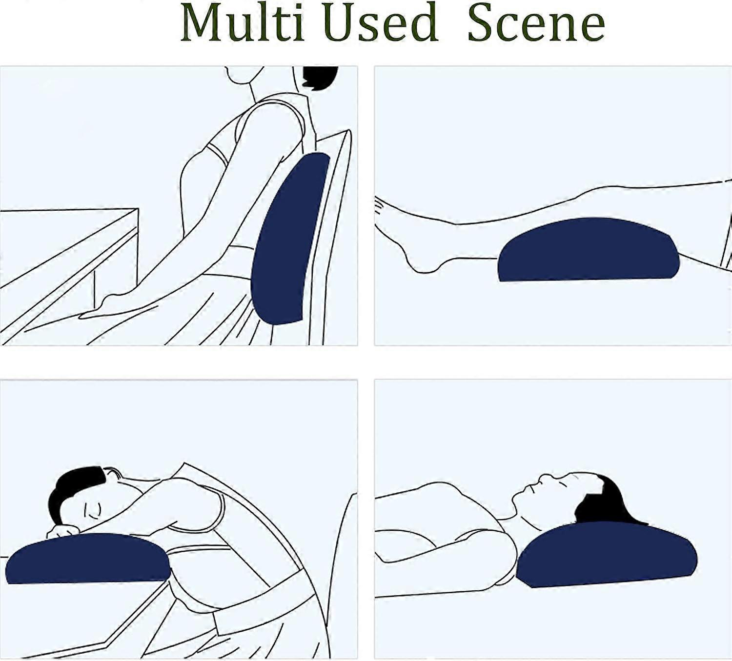 Inflatable Bed Wedge Pillow Set, Post Surgery Support Pillow for Back ...