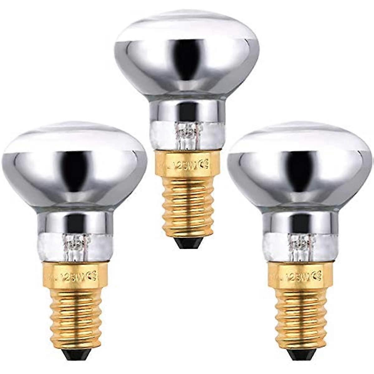 3X R39 25W Lava Lamp Bulb 230V E14 Small Edison Screw Reflector Spot ...