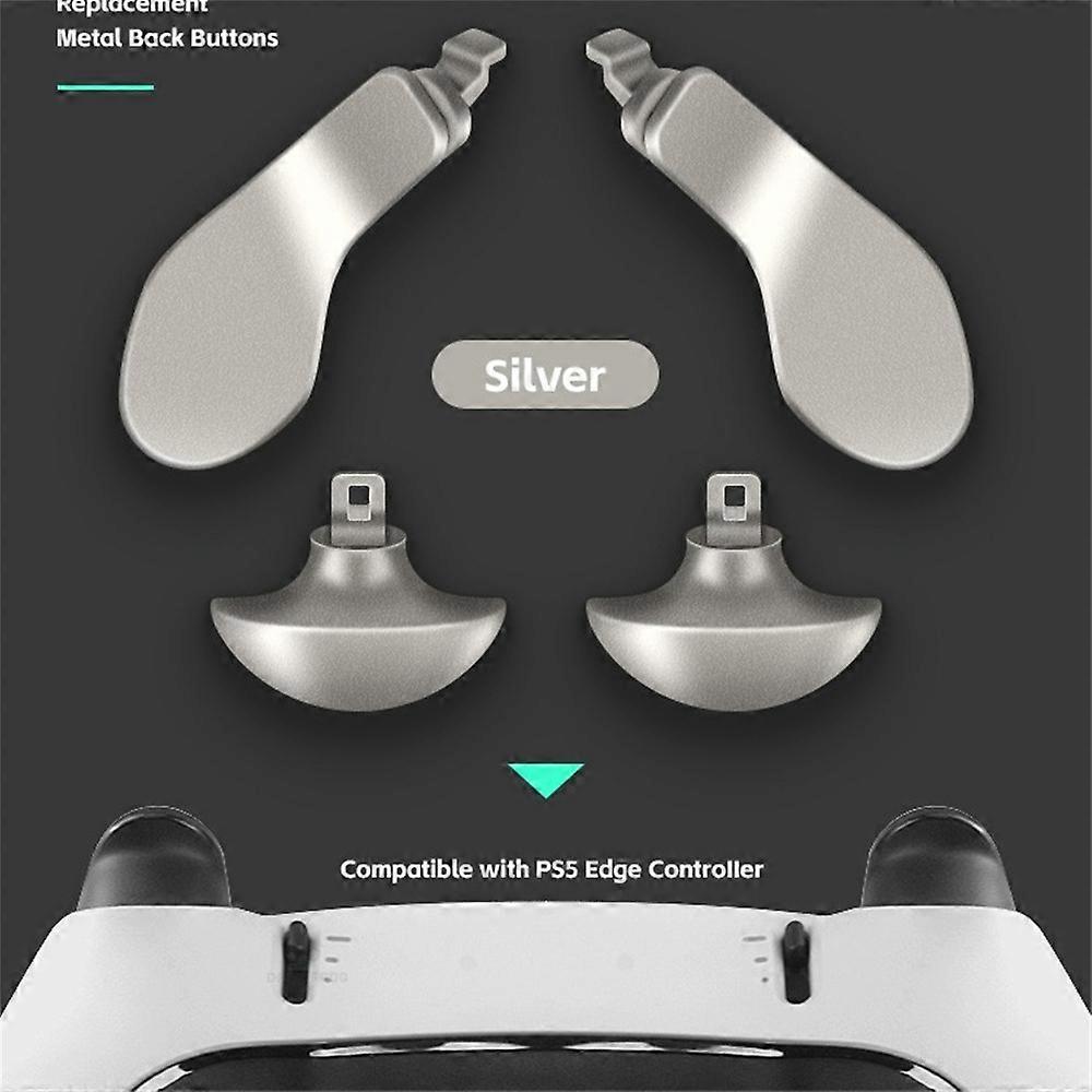 For Sony PlayStation 5 DualSense Edge Game Controller Stainless Steel ...