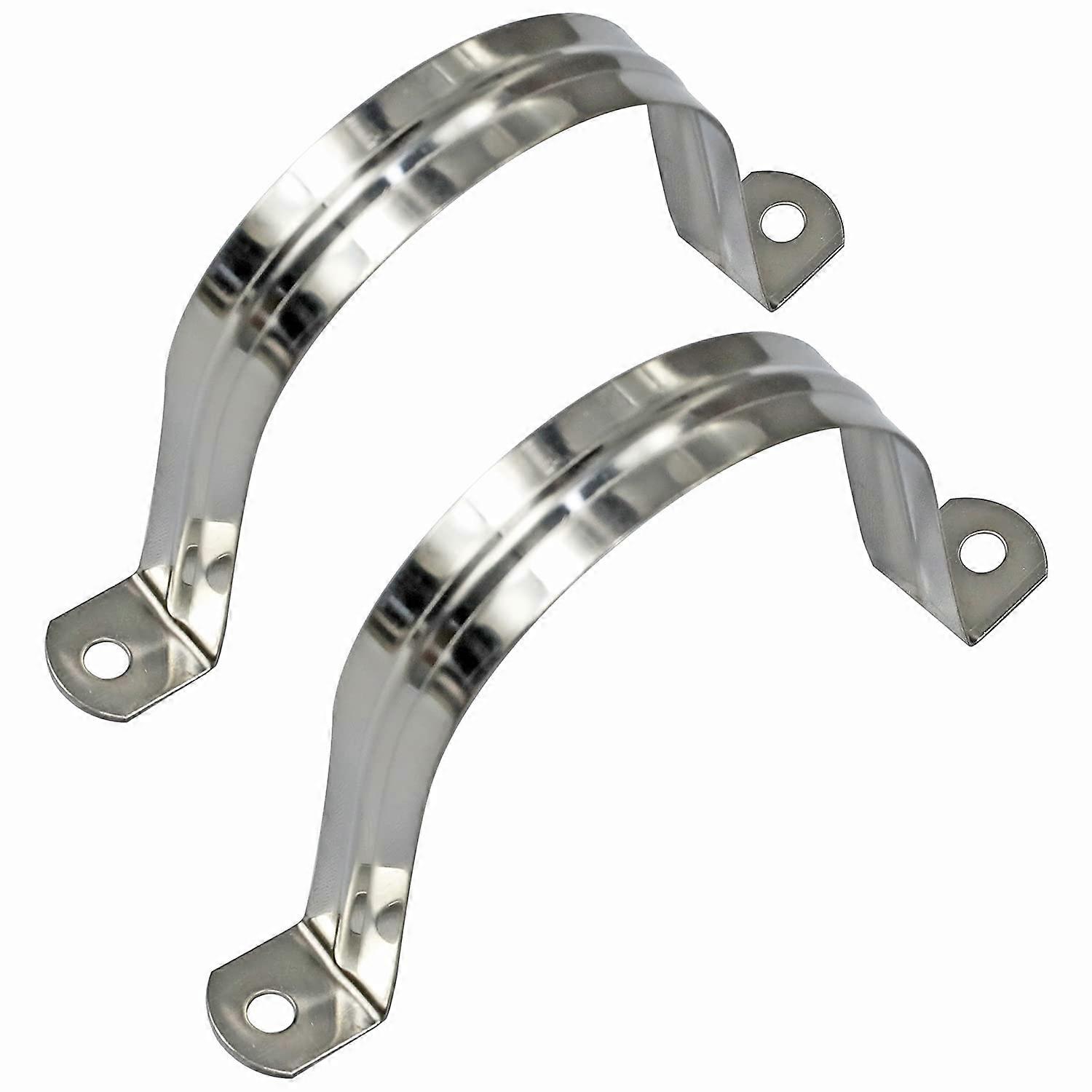 10 Pack U-Tube Clamp,304 Stainless Steel Hose Clamp Card Riding Card ...