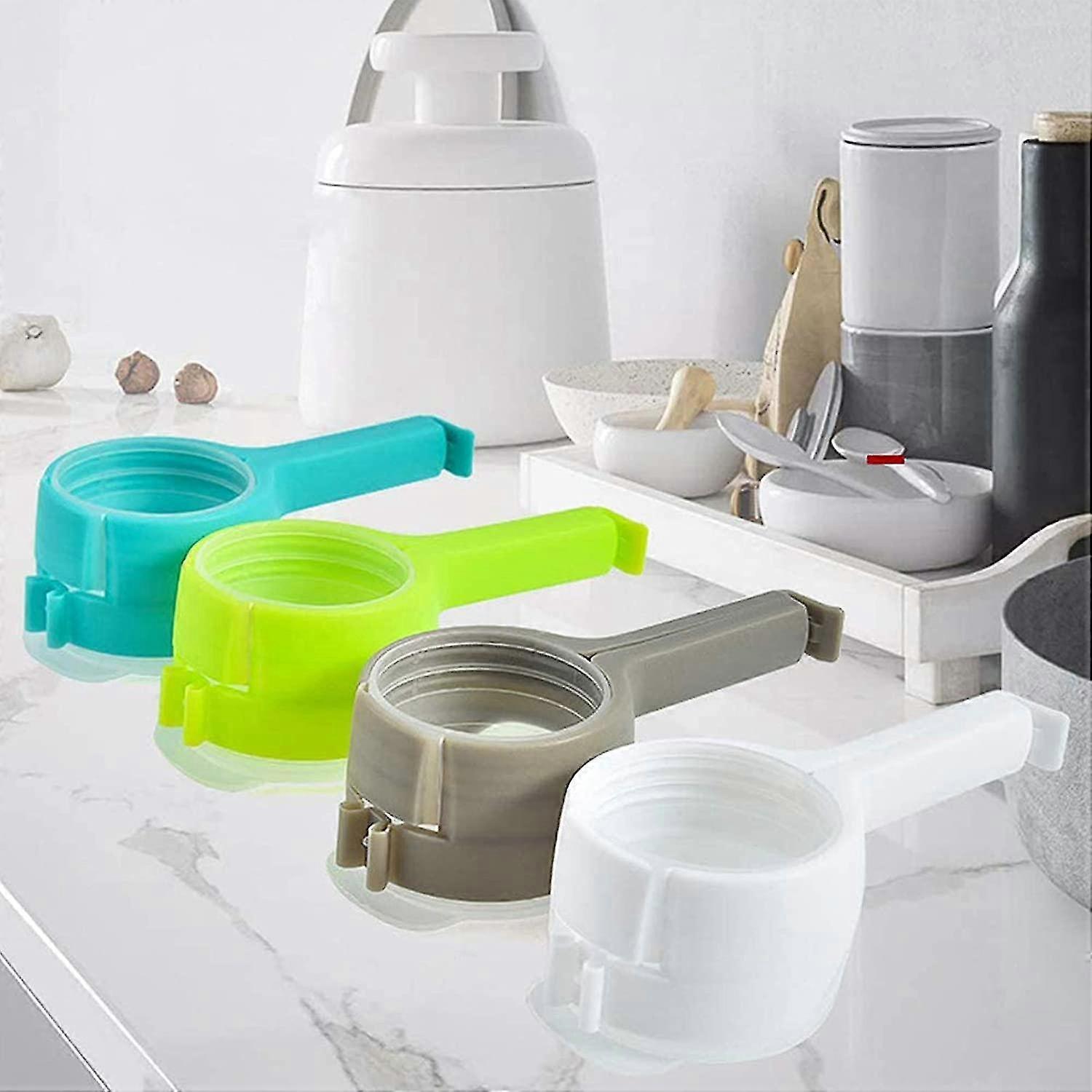 4 Pieces Food Bag Clips, Kitchen Closure Clip, Airtight Storage ...