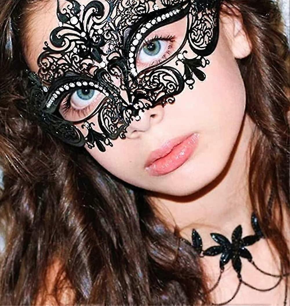 Lady Of Luck Masquerade Masks, Venetian Masks, Metal Masquerade Mask ...