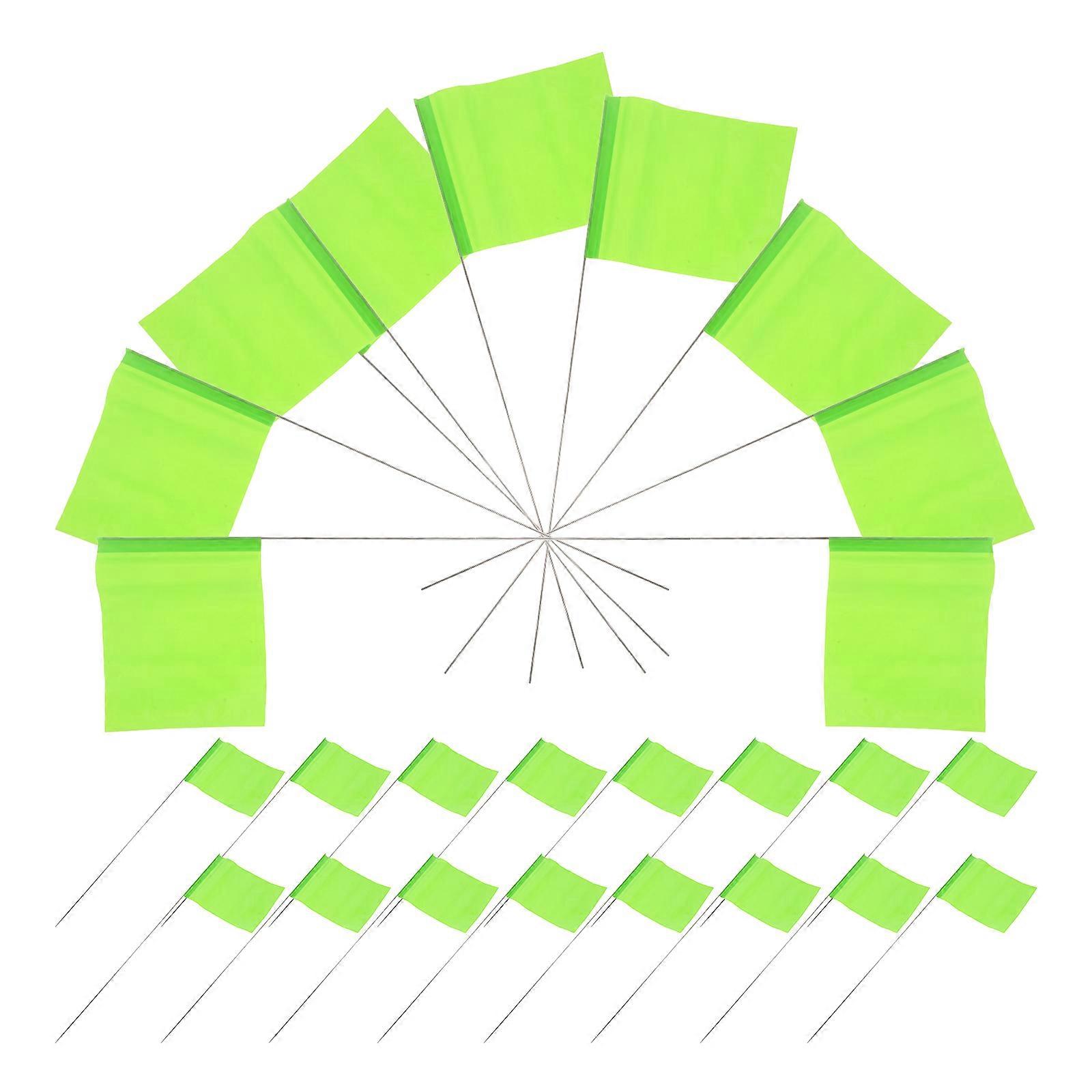 50pcs Polyester Marking Flags Lawn Yard Marking Flags Marker Flags for ...