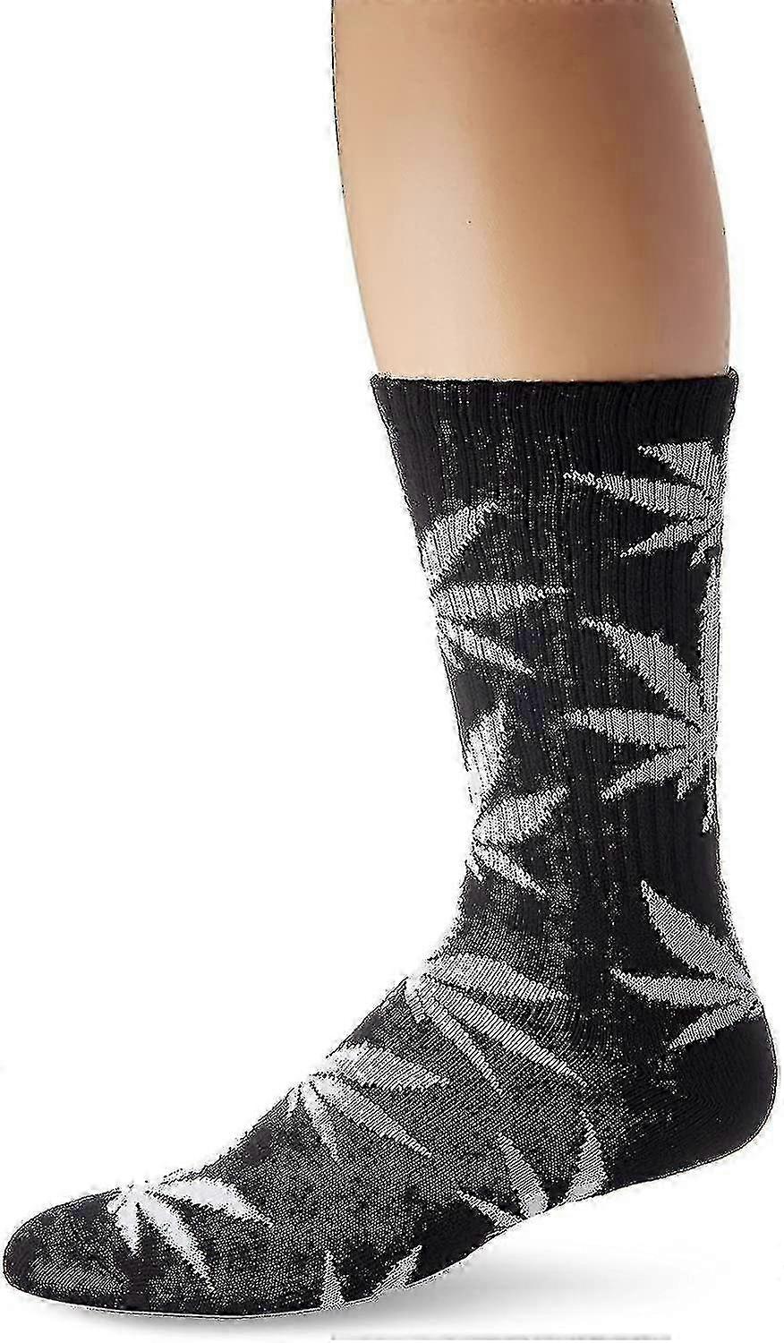 4 Pairs Athletic Sports High Crew Socks For Men Women Marijuana Weed ...
