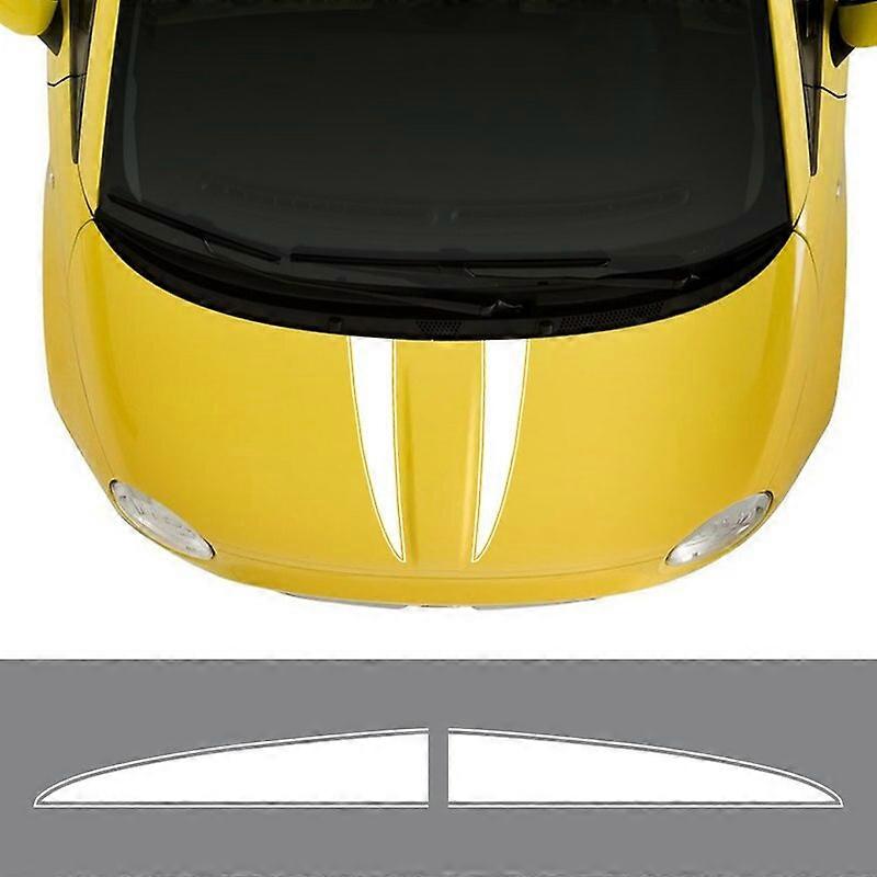 2 PCS Capot De Voiture Capot Autocollants Pour Fiat 500 Abarth 595 ...