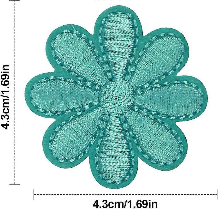 Dww-30Pcs Broderie Patch Thermocollant Ecusson Coudre, Fleur ...