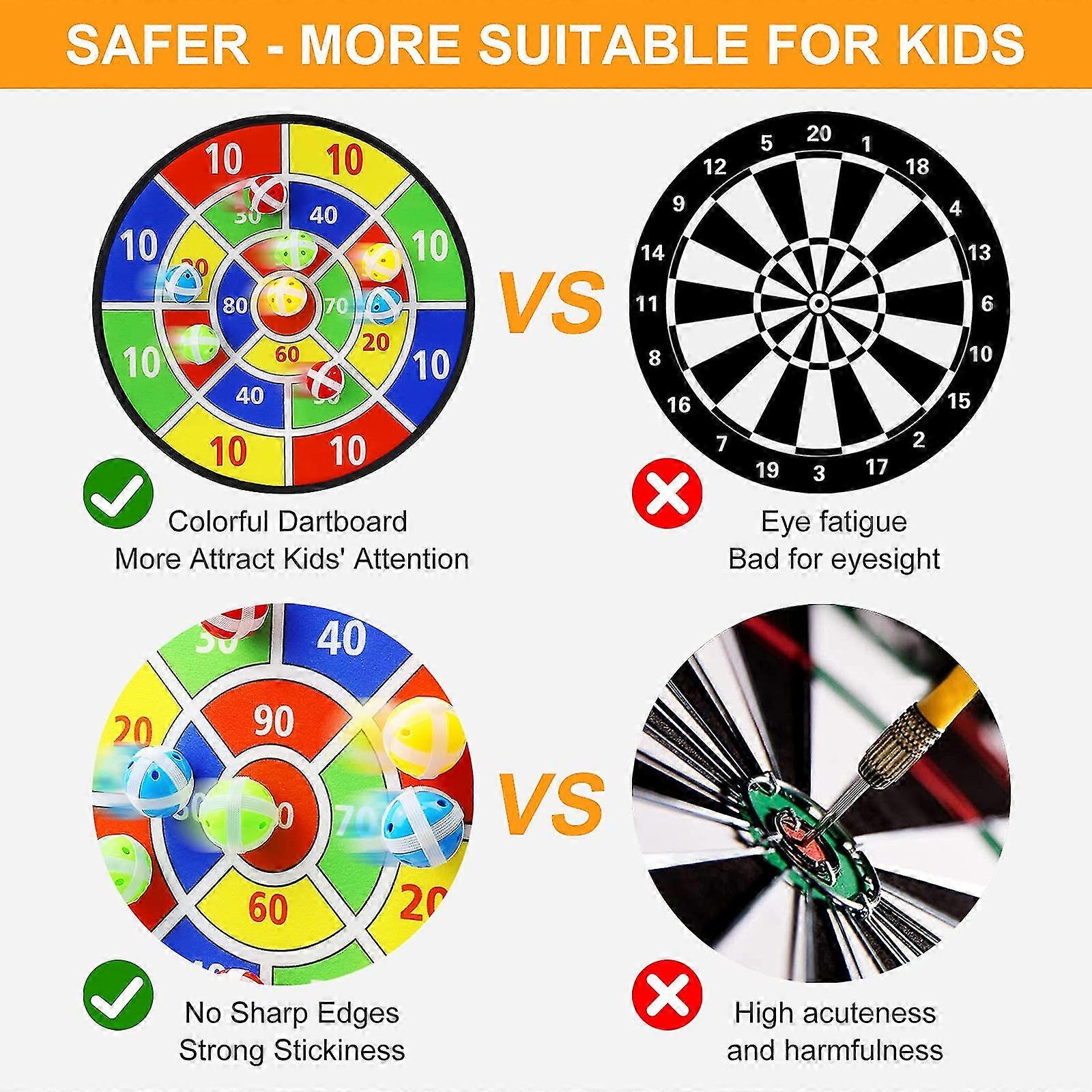 Dart Board Game For Kids, Christmas Party Theme Game Dart Board Set ...