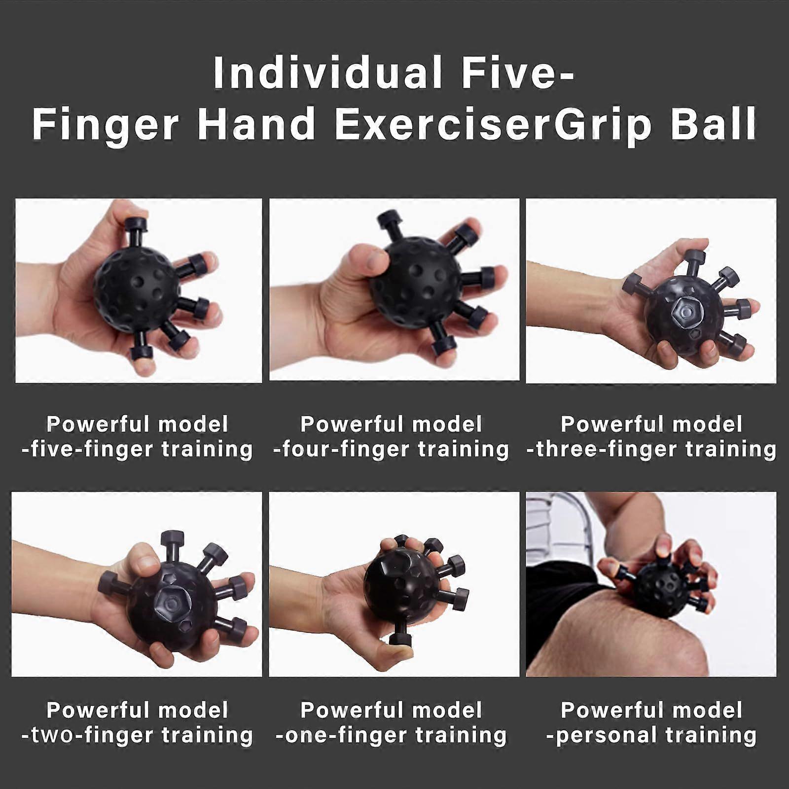 Hand Exercise Ball Finger Exerciser Strength Trainer Exercise Stress ...
