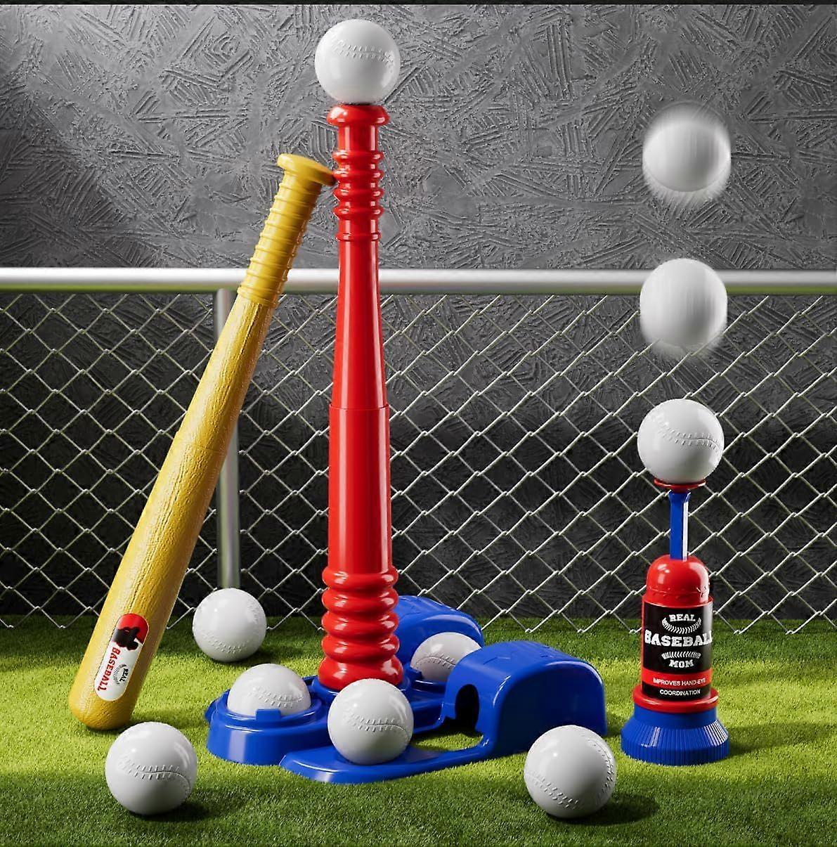 Ball Set Toys for Kids 3-8,Kids Baseball Tee for Boys Toddlers,Auto ...