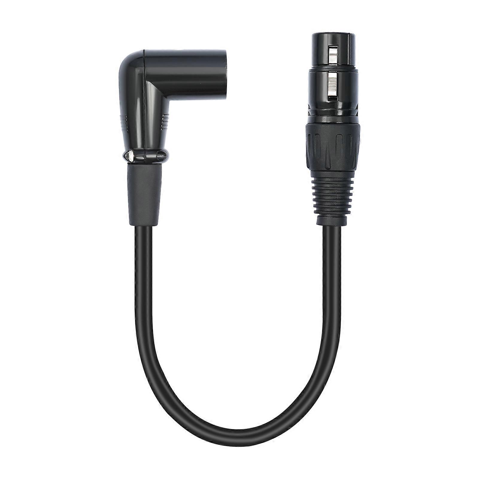 3Pin Extension Cable 90 Degree Male to Straight Female Conversion ...