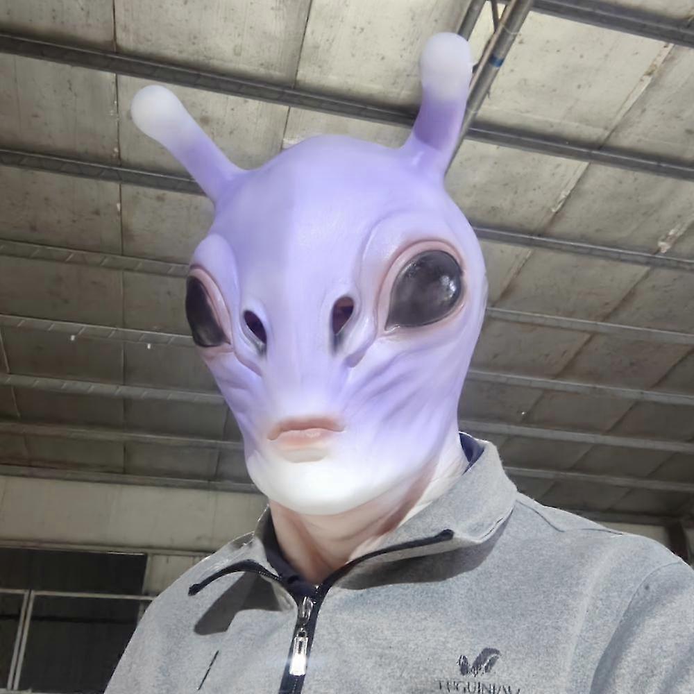 Purple Alien Mask 51 Area UFO Cute Alien Mask Halloween Carnival Party ...