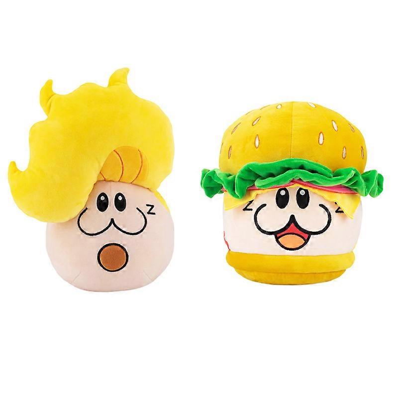 Hair Ham Plush Cute Yellow Hair Ham Plush Toy Gift Hamburger Ham Plush ...