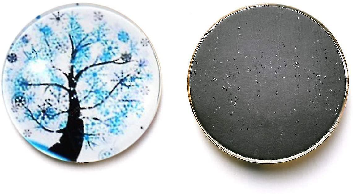 12 Pcs Fridge Magnets Glass Refrigerator Magnets Fridge Stickers ...