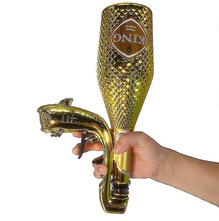 Champagne Wine Sprayer Pistol Beer Bottle Spray Gun Zinc Alloy Stopper ...