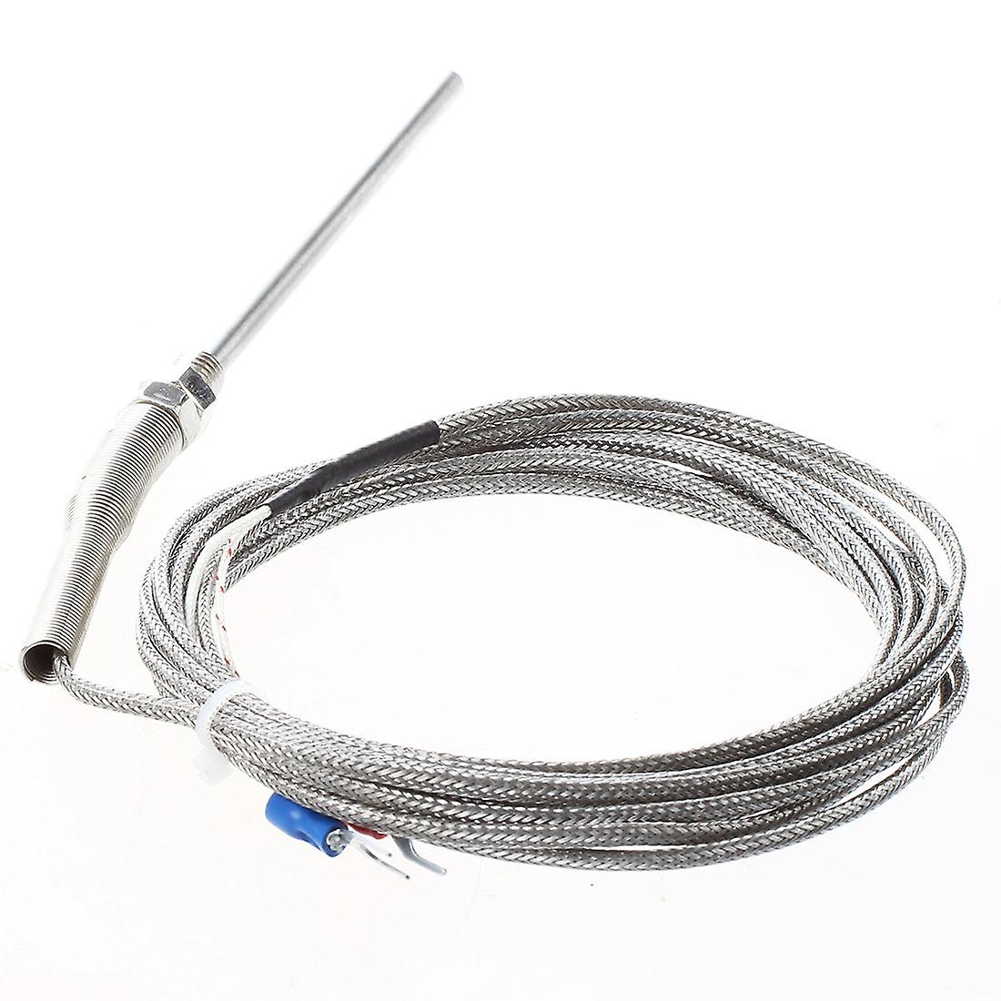 3m/10ft Stainless Steel Probe K type Sensors High Temperature ...