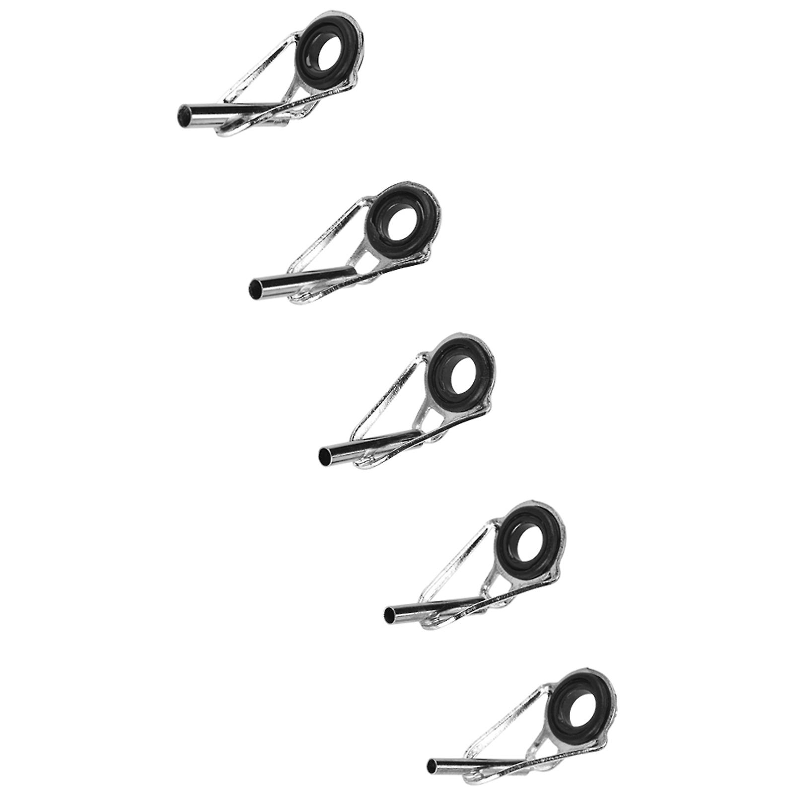 80 stk slitesterk fiskestang Guide Rings Tips Sett i 10 størrelser ...