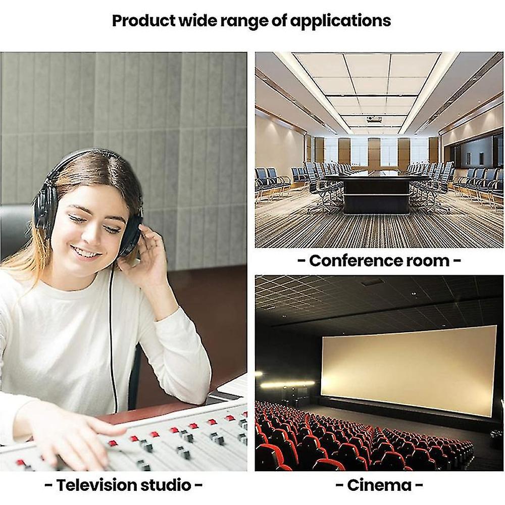 12 Pcs Sound-absorbing Panels Sound Pads,used Compatible Wall And ...