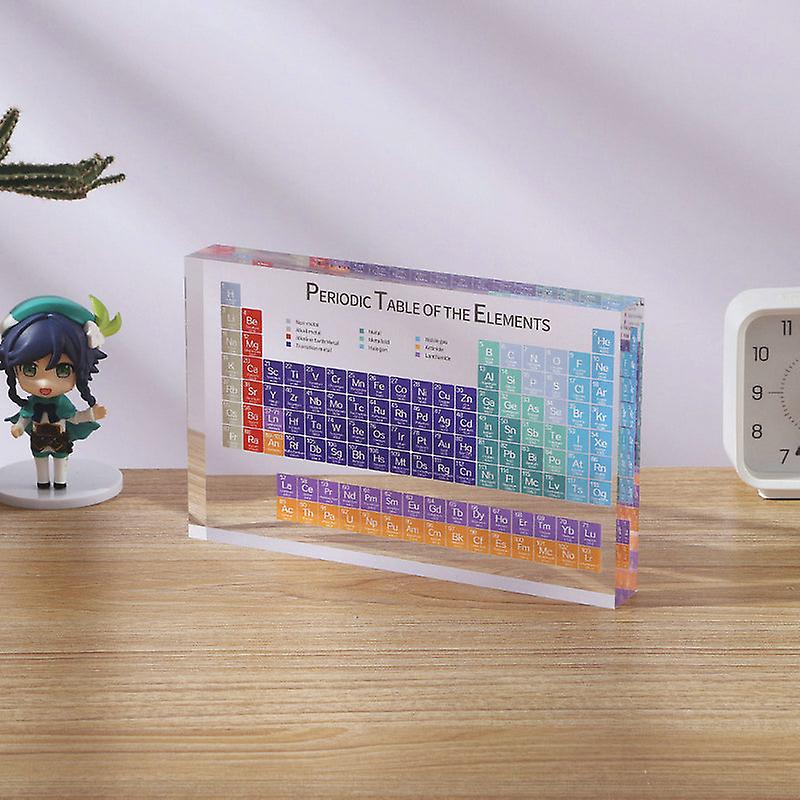 Chemical Element Display Acrylic Periodic Table Kids Teaching School ...
