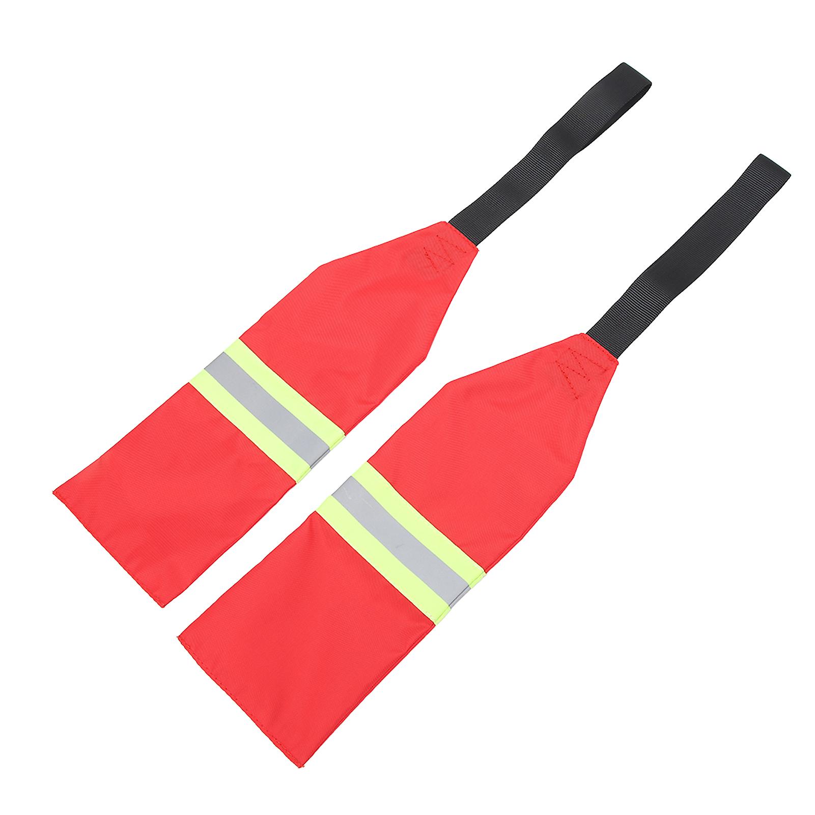 Collapsible Kayak Safety Flag - 2PCS Oxford Fabric Red Warning Color ...