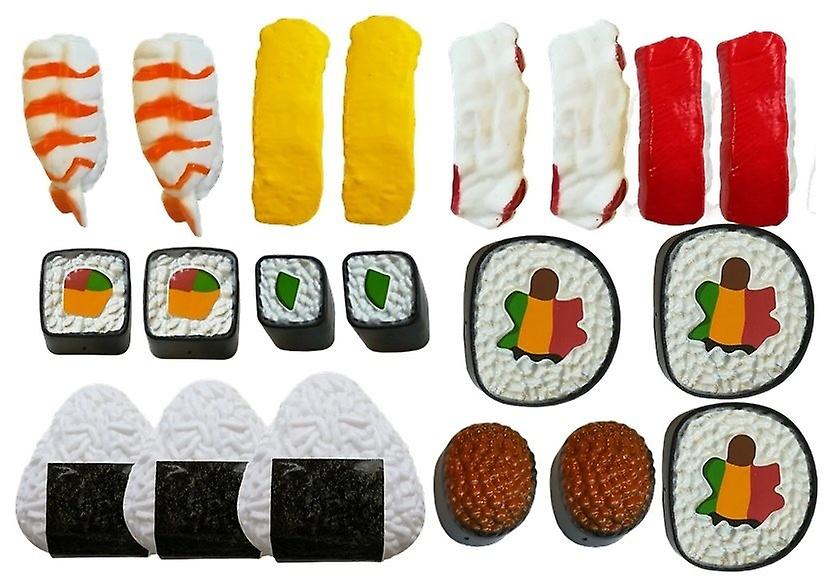 Toy Sushi set med bestick - 19-stycke - för barnkök | Fruugo SE